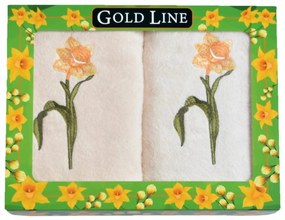 Dárkové balení 2 ks froté ručníků, Narcise, 50 x 100 cm