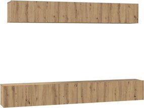 Sestava TV skříněk 5 ks Artisanový dub Kompozitní dřevo 3393386
