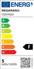 LED žárovka E27 Megaman LG7104.8+E27+865+V0240 A60 4,8W (40W) studená bílá (6500K)