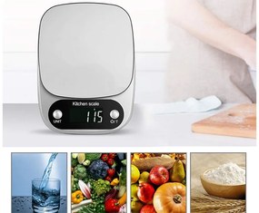 Verk Group Elektronická kuchyňská váha lcd domácí přesnost do 3 kg 0,1 g