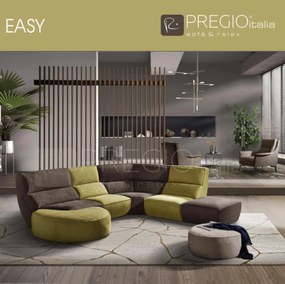 Pregio Italia sofa&relax Modulová pohovka EASY Provedení: lehátko 1 područka 157x96cm, Vzorník látek: tekno fibra 24 yellow