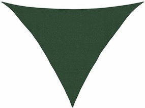 Stínící plachta 160 g/m² tmavě zelená 4 x 4 x 5,8 m HDPE 311479