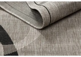 Dywany Luszczow Kusový koberec SISAL FLOORLUX 20078 stříbro / černý Rozměr koberce: 140 x 200 cm