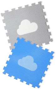 VYLEN Minideckfloor s mráčkem Barevná kombinace: Bílý se světle modrým mráčkem