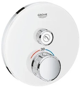 Grohe Grohtherm SmartControl - Termostatická sprchová baterie pod omítku s 1 ventilem, měsíční bílá 29150LS0