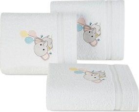 SADA DĚTSKÝCH RUČNÍKŮ BABY50 6KS 50X90 CM BÍLÁ