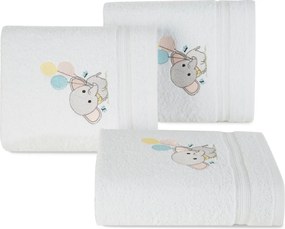 SADA DĚTSKÝCH RUČNÍKŮ BABY50 6KS 50X90 CM BÍLÁ