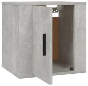 Nástěnná TV skříňka betonově šedá 40 x 34,5 x 40 cm