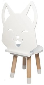 Manibox Dětská židlička LIŠKA ze dřeva
