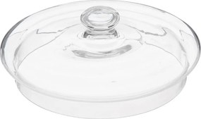 Skleněný pohár na sušenky, sklad sladkého, průměr 19 cm