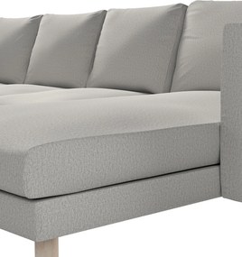 Potah na pohovku IKEA Norsborg 4-místná se šezlongem barva šedá látka pletený vzor