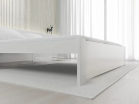 Postel IKAROS 180 x 200 cm, bílá Matrace: Matrace Coco Maxi 20 cm, Rošt: S laťkovým roštem