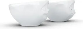 FIFTYEIGHT Sada misek Lachend  Lecker bílá / Sada misek / 100 ml