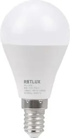 RETLUX RLL 636 G45 E14 mini Globe 8W / 1080 lm / 4000K - studená bílá