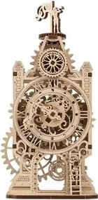 Ugears 3D dřevěné mechanické puzzle Hodinová věž / od 14 let / 44 dílk