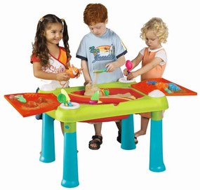 Dětský stolek Keter Creative Fun Table tyrkysový / červený