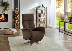 XXXLutz RELAXAČNÍ KŘESLO, textil, tmavě hnědá Sit & More - Online Only křesla & taburety - 000144006117