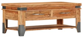Konferenční stolek 110 x 52 x 45 cm masivní akáciové dřevo 282751