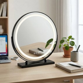 Rea Rea, Zrcadlo LED MAKE-UP Black 50 cm, HOM-12022