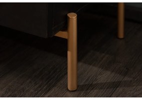 Massive home | Dřevěná designová komoda Black Mandala mango