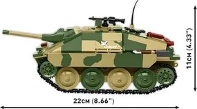COBI 2670 Jagdpanzer 38(t) „Chwat" / Stavebnice / 1:28 / 731 dílků / o