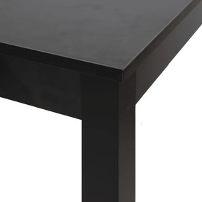 Barový stůl MDF černý 115 x 55 x 107 cm 240378