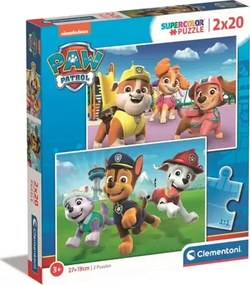 Clementoni PUZZLE Tlapková patrola / 2x20 dílků / od 3 let