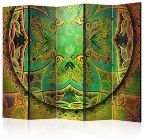Paraván - Mandala: Smaragdová fantazie II 225x172