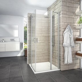 Sprchové dveře jednokřídlé s pevnou částí LZDO1 Viz technická specifikace Transparent Brillant LYE4/900+LYE4/1000 900 1000 LYE4/900_LYE4/1000