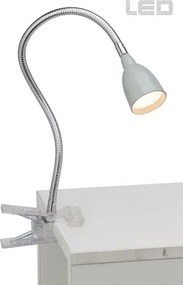Brilliant G92936/11  Stolní klipová lampa ANTHONY šedá