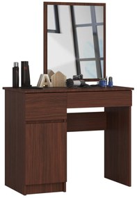 Kosmetický stolek se zrcadlem P-2/SL wenge levý