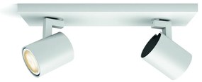 Hue White Ambiance Bodové svítidlo Philips Runner GU10 53092/31/P7 bílé