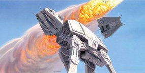 Komar Vliesová fototapeta Star Wars Classic RMQ Hoth Battle AT-AT, 500 x 250 cm