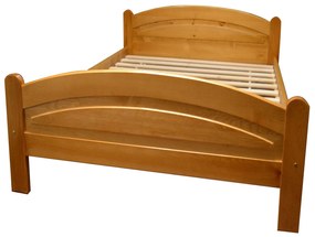 Via-nábytek Postel BELA 120 x 200 Povrchová úprava postele: Moření odstín olše