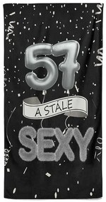 Osuška Stále sexy – černá (věk: 57)