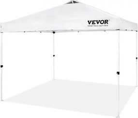 Párty stan Pop Up Canopy 3,05 × 3,05 m s přenosnou taškou pro kempování bílá
