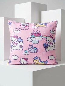 Sinsay - Povlak na polštář Hello Kitty - pastelová růžová