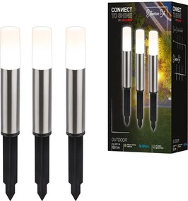 BRI 3926032 CONNECT TO SHINE prodlužovací sada Junca 3ks LED venkovních sloupkových svítidel, IP44 - BRILONER