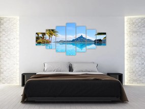 Obraz - Bora-Bora, Francouzská Polynésie (210x100 cm)
