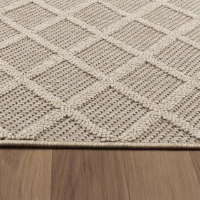 Ayyildiz, Kusový koberec Patara 4953 Beige – na ven i na doma, 80x150, béžová, chodba / předsíň