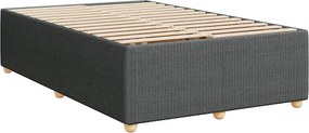Rám postele bez matrace tmavě šedá 120 x 200 cm textil 3284929