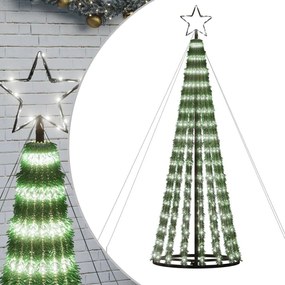 vidaXL Vánoční stromek kužel 275 ch LED diod 180 cm [358065] Barva: Teplá bílá