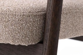 Designová jídelní židle Jacqueline tmavě hnědý dub