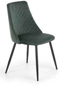 Moderní Židle čalouněná Lahvově zelené RITA