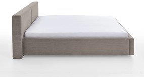 Dvoulůžková čalouněná postel UMBERTO 180x200, bežová