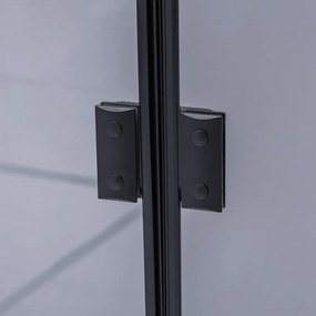 BPS-koupelny Čtvercový sprchový kout HYD-SK1390 80x80 černá/transparent