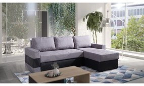 Rohová sedací souprava Deco, Potah: ekokůže Soft 066 + Lux 02, Strana: levá