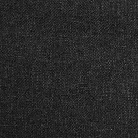Petromila 2místná rozkládací pohovka se 2 polštáři černá textil
