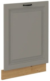 Dvířka na vestavnou myčku kuchyňská skříňka Stilo claygrey/artisan 713x596