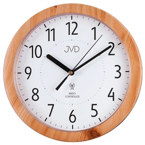 JVD Přesné moderní rádiem řízené hodiny JVD RH612.7 - imitace dřeva